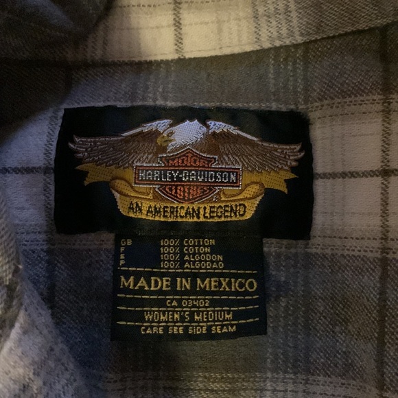 Harley-Davidson | Tops | Harley Davidson Flannel | Poshmark